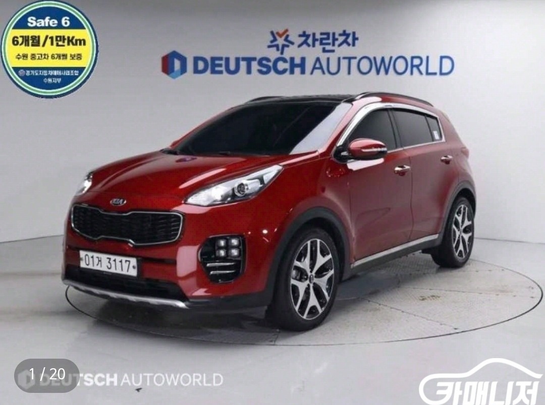 중고차 올뉴 스포티지 디젤 20 2wd 노블레스 무사고차량 썬루프 풀옵션 중고차 경기도 수원시 권선구 고색동 중고차