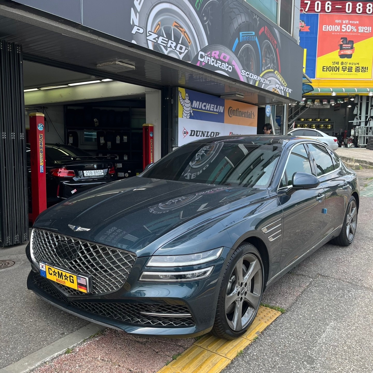 제네시스 G80 20인치 피렐리 순정 출고 타이어 교체 | 경기도 성남시 분당구 판교동 | 타이어판매 | 당근 비즈 소식