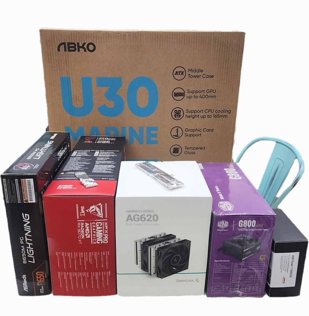 라데온 RX 9070 XT, U30마린, 7800X3D, AMD B650M PG Lightning 9800X3D | 세종특별 ...