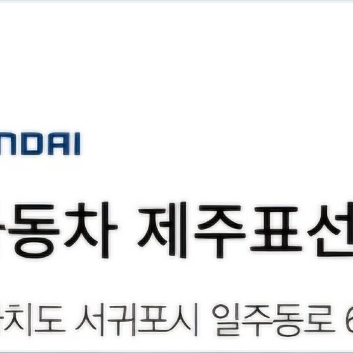 현대자동차 제주표선대리점 | 제주특별자치도 서귀포시 표선면 | 자동차판매 | 당근 동네 업체