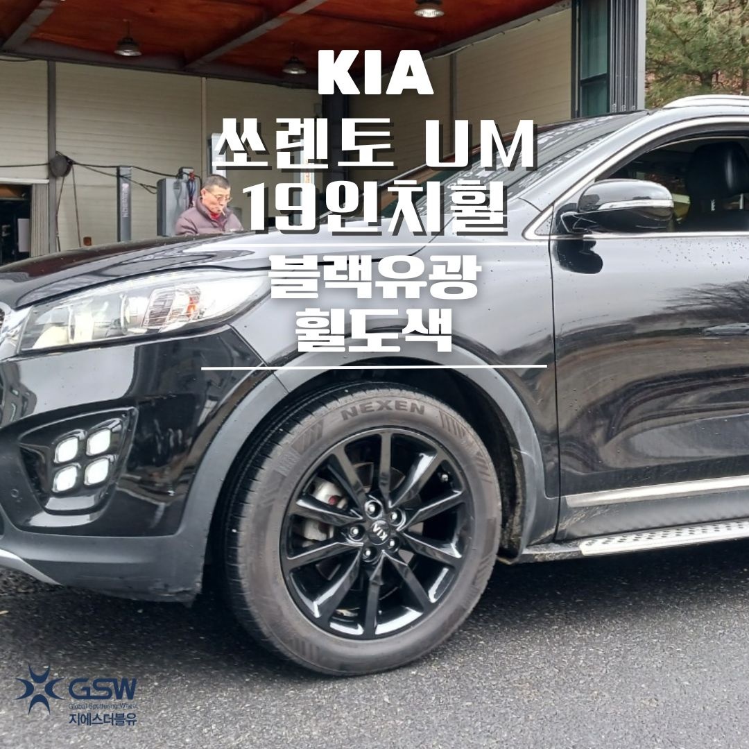 대전 휠도색 잘하는 업체 쏘렌토 Um 19인치휠 블랙유광 작업 후기 대전광역시 유성구 학하동 자동차부품판매 당근 비즈 소식