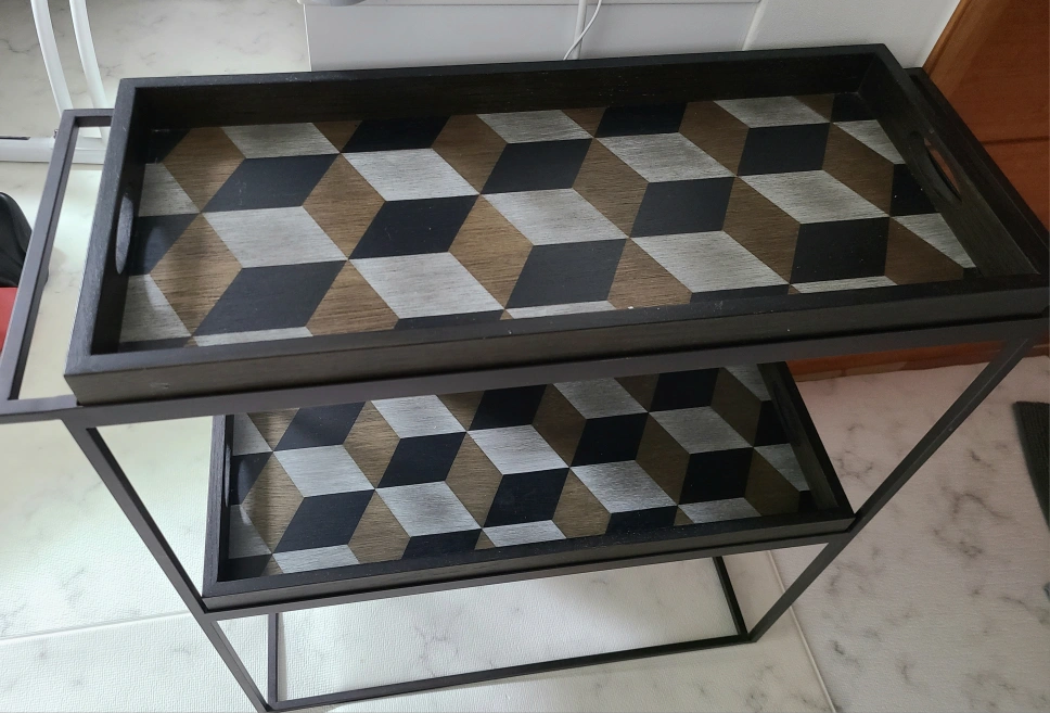 [반값] SEDEC 세덱 쎄덱 직사각 트레이 2단 선반 | 도곡동 | 가구/인테리어 | 당근 중고거래