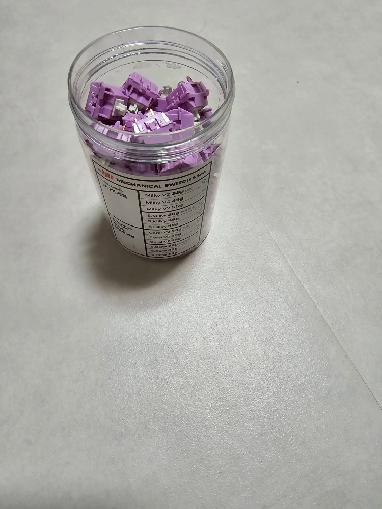 앰스톤 밀키v2 풀윤활 타건만 해본 거의 새제품(55ea) 기계식 키보드 스위치 | 디지털기기 | 당근 중고거래