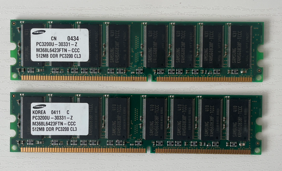 삼성 메모리: PC3200U-30331-Z 512MB DDR PC3-3200 CL3 데스크탑용 | 삼각산동 | 디지털기기 ...