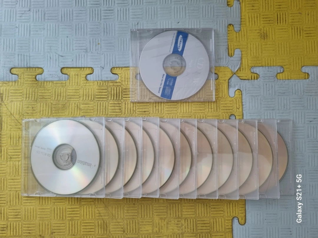 미사용 공CD-R 9장+CD-RW 1장 (개별케이스) | 오창읍 | 디지털기기 | 당근 중고거래