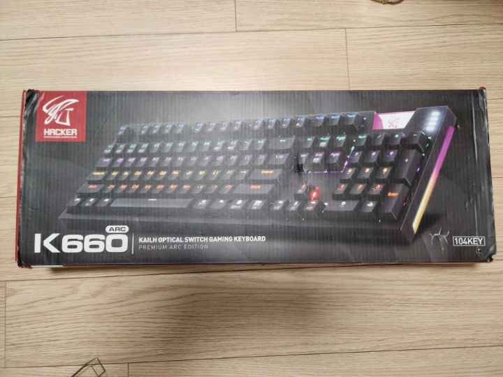 ABKO HACKER K660 ARC 프리미엄 카일 광축 리니어 키보드 | 부산동 | 디지털기기 | 당근 중고거래