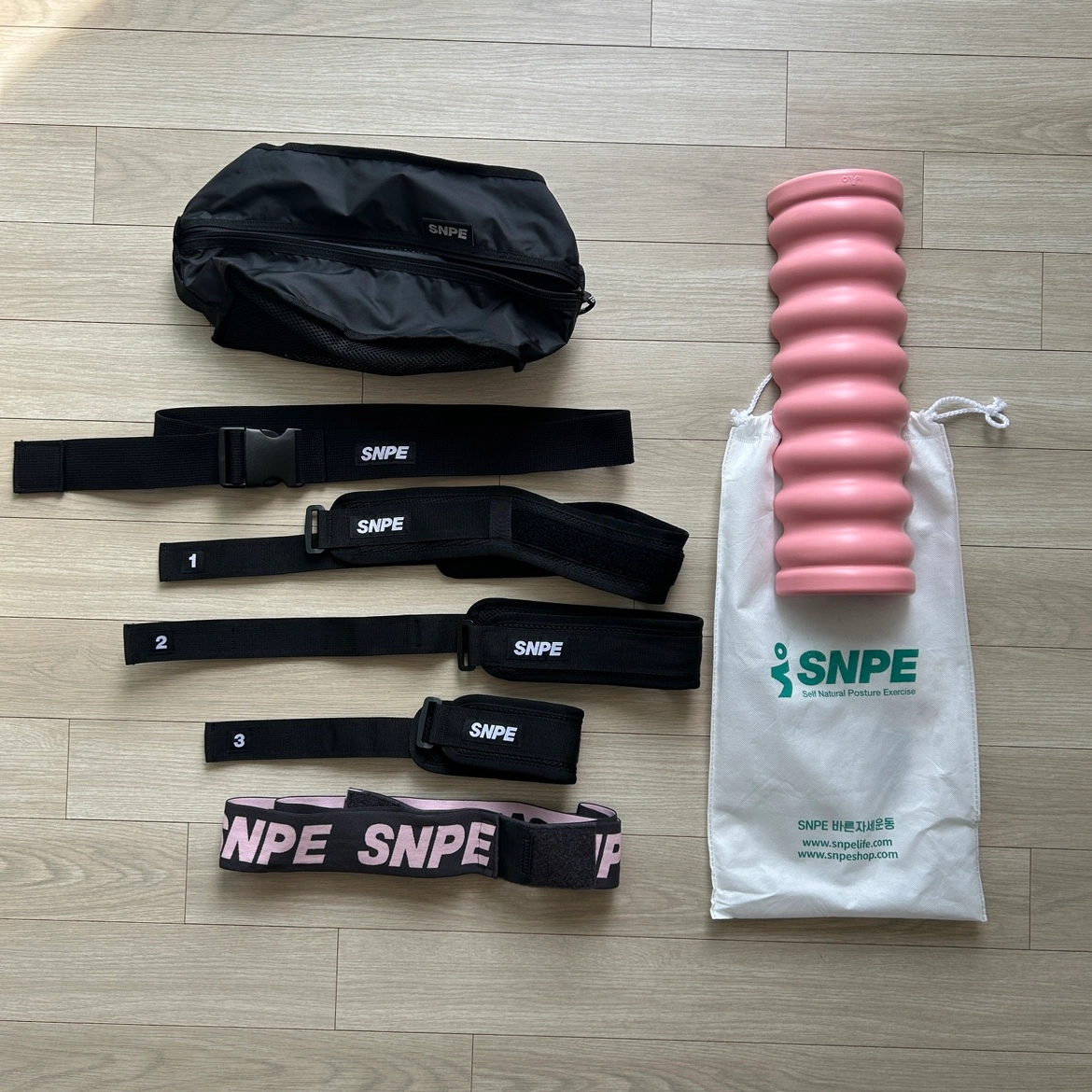 SNPE세트 (벨트,밴드,베개) | 당근 중고거래