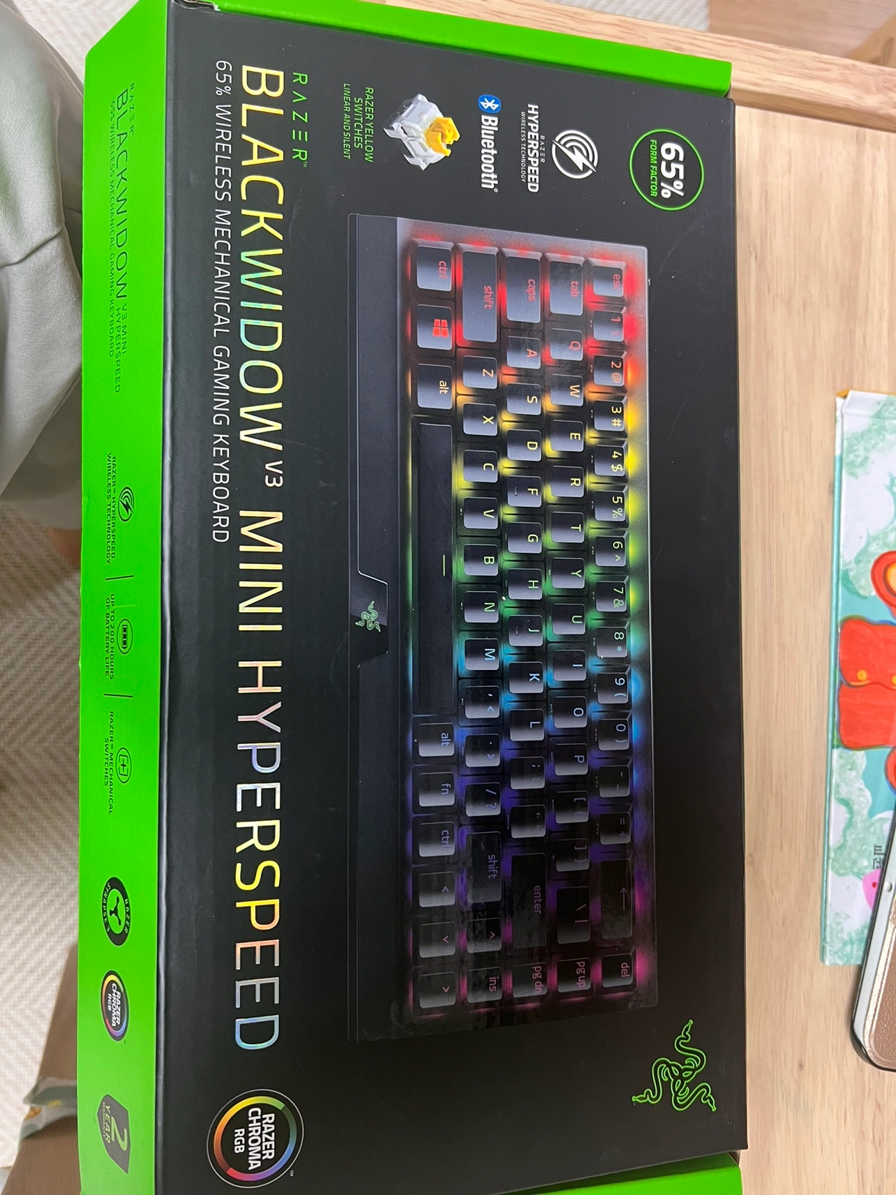 Razer 레이저 블랙위도우 V3 미니 하이퍼스피드 리니어 키보드 | 디지털기기 | 당근 중고거래