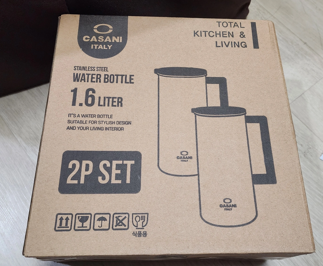 까사미아 스텐물병 1.6l 2p셋트 | 낙양동 | 생활/주방 | 당근 중고거래