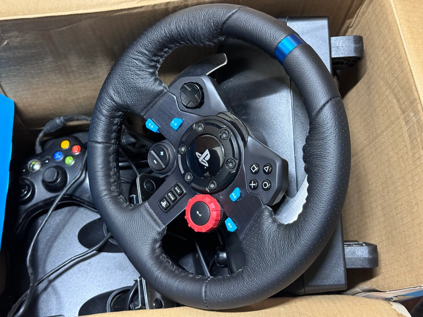 로지텍 G29 PS5 PS4 PS3 PC용 듀얼 모터 구동력 레이싱 휠 | 내덕2동 | 취미/게임/음반 | 당근 중고거래
