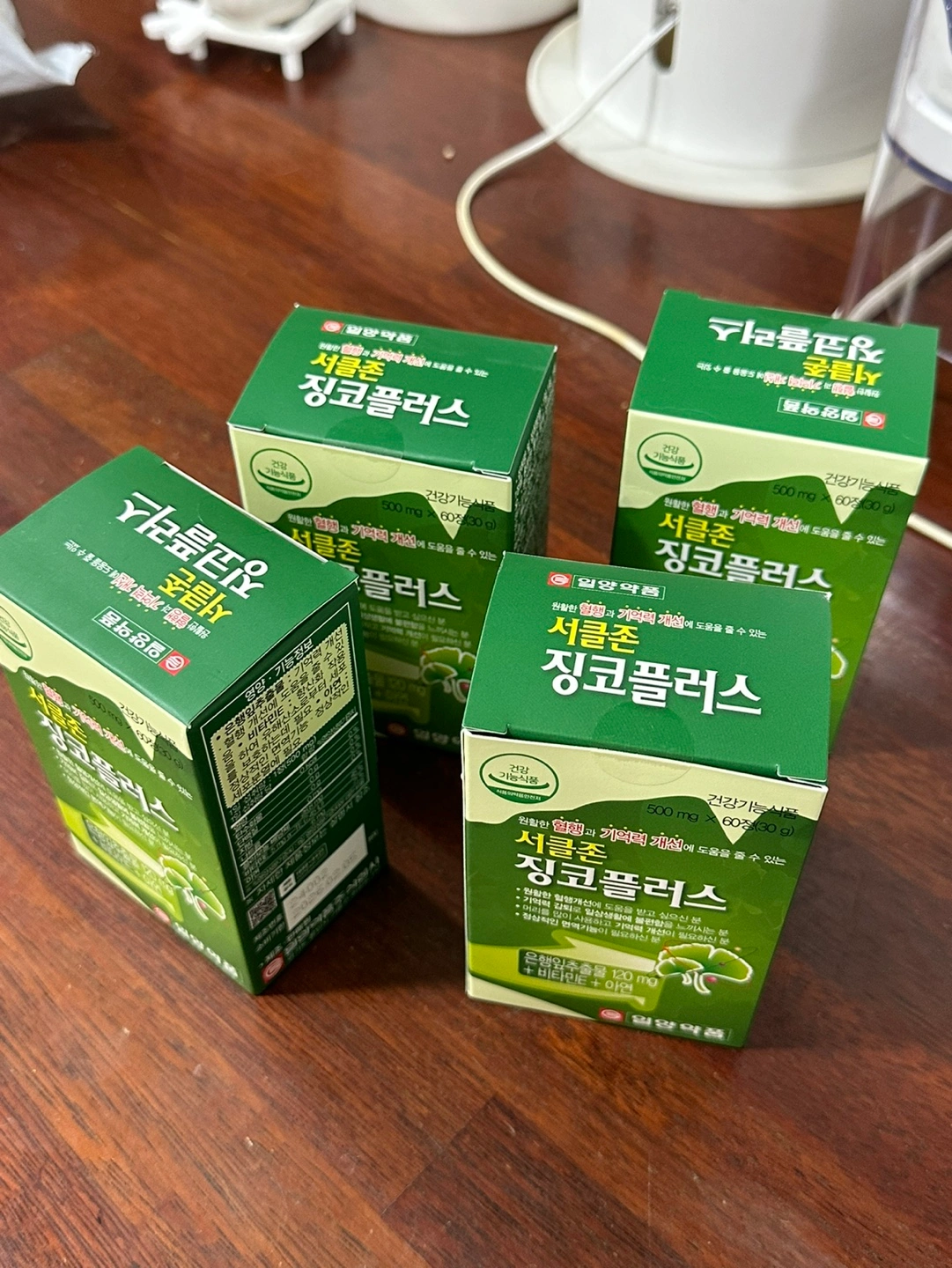 (가격내림x) 일양약품 서클존 징코플러스 (혈행, 기억력 개선 영양제) 60정 4box | 건강기능식품 | 당근 중고거래