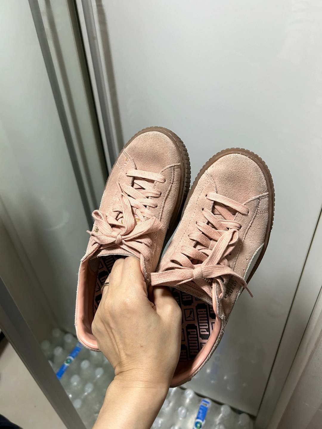 [퓨마] 스웨이드 핑크 운동화ㅣUS7 사이즈ㅣ235~240사이즈 | 여성잡화 | 당근 중고거래