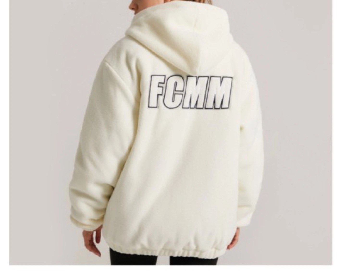 FCMM 빅로고 후리스 점퍼 아이보리 s | 화명제1동 | 여성의류 | 당근 중고거래