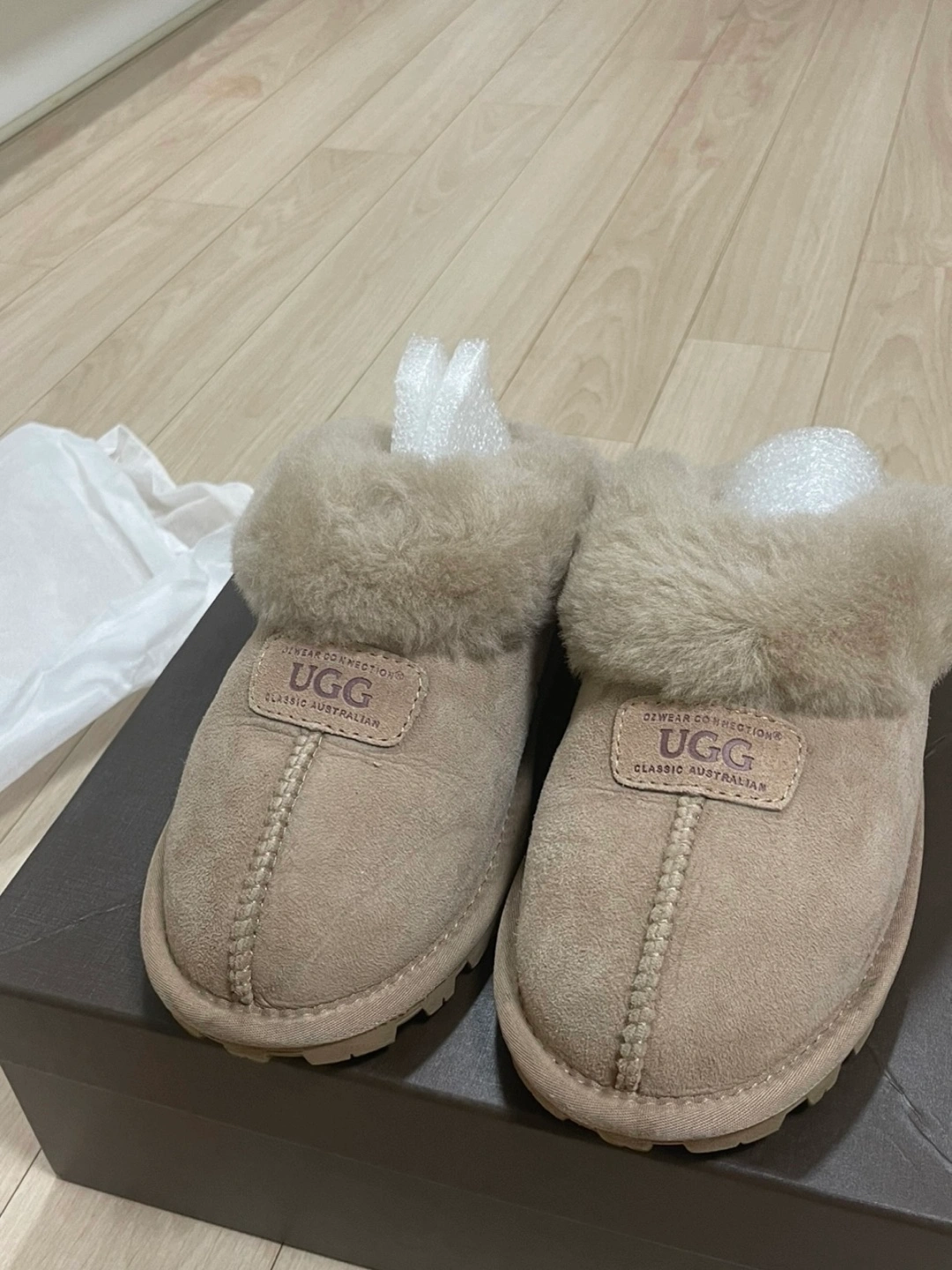 OZWEAR UGG 오즈웨어 여성 어그 코켓슬리퍼 - 브론즈/EU38(240~245mm) | 방학동 | 여성잡화 | 당근 중고거래