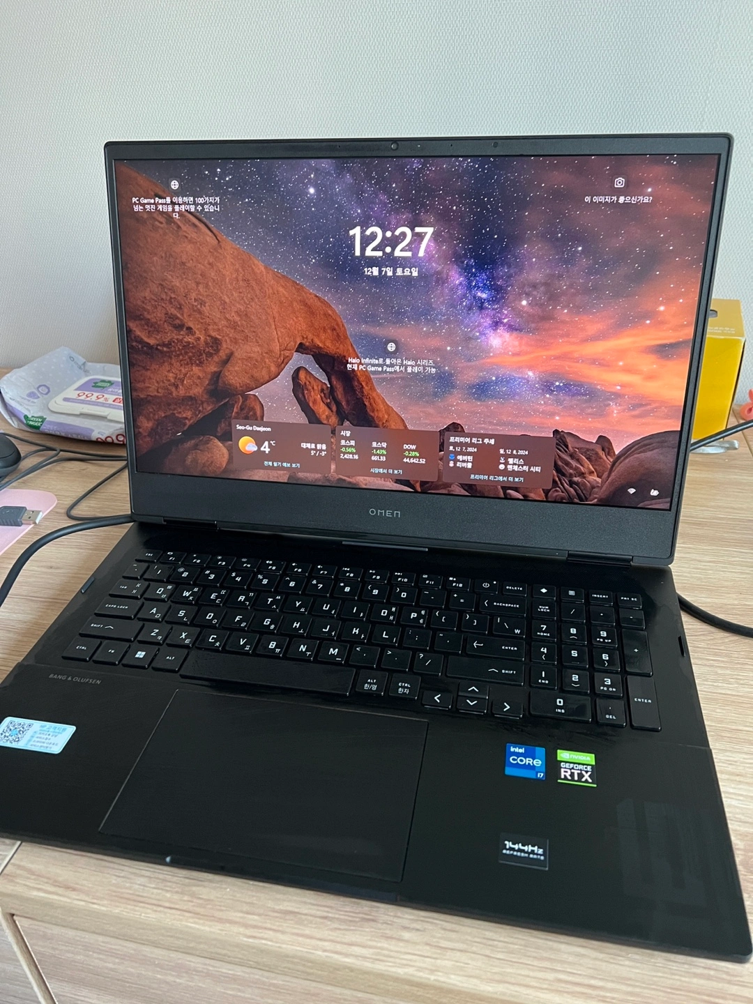 HP 노트북 오멘16-k0070TX i7 RTX 3060 Win11 Home 게이밍 노트북 판매합니다 | 동천동 | 디지털기기 | 당근 중고거래