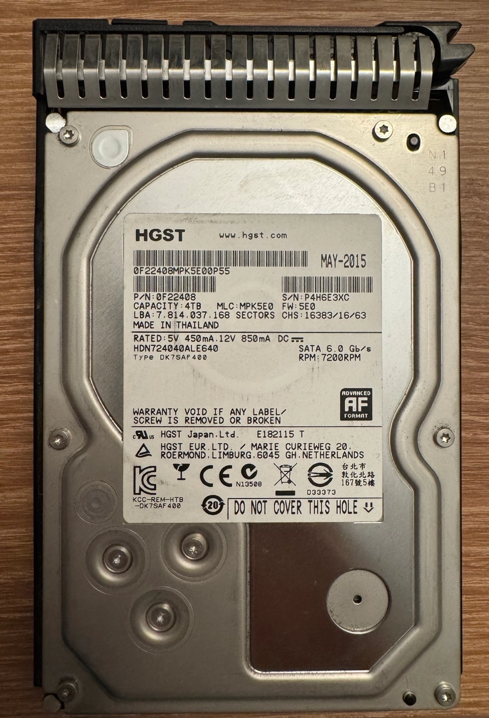 HGST 4TB HDD 7200 RPM SATA | 영덕동 | 디지털기기 | 당근 중고거래