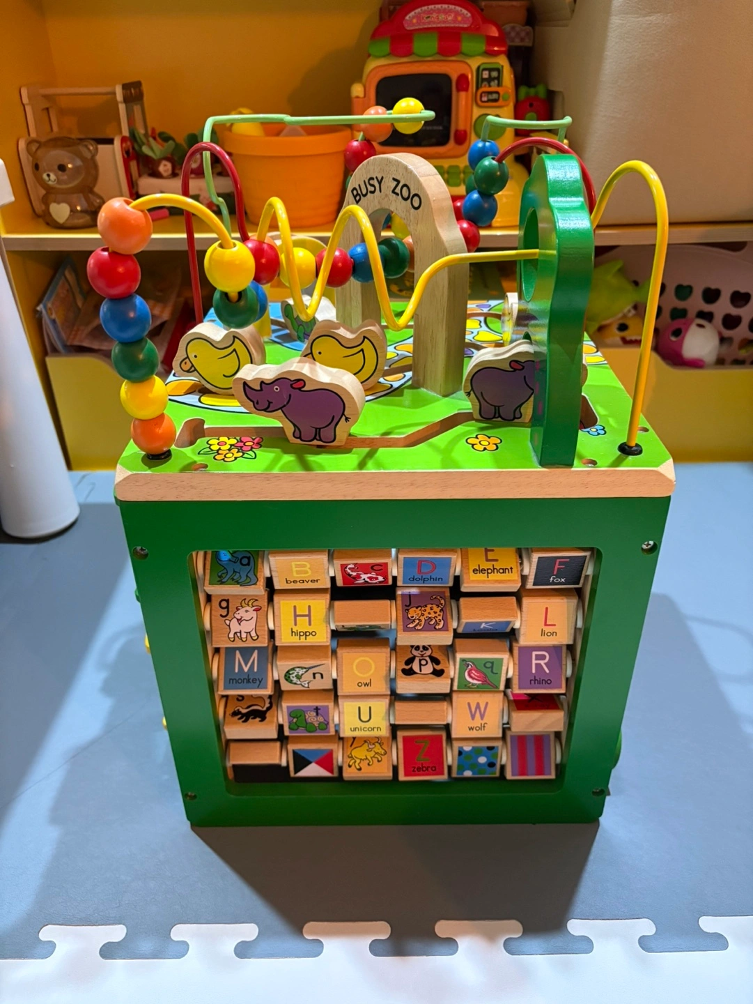 Busy Zoo 롤러코스터 원목 장난감 | 모충동 | 유아동 | 당근 중고거래