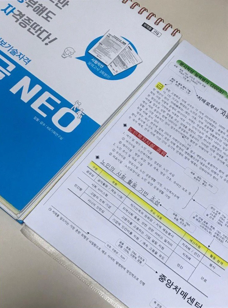 2024 ITQ 한글 NEO 2016 학습 책+한글·액셀 종이 여러개 | 우산동 | 도서 | 당근 중고거래