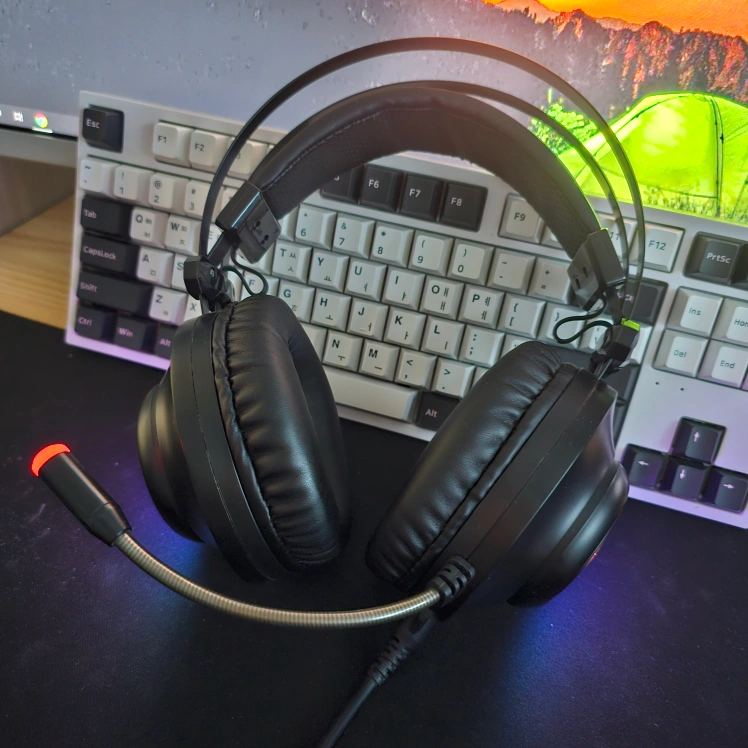 앱코 N550 ENC 가상 7.1 RGB 진동 노이즈 캔슬링 마이크 3D 초경량 게이밍 헤드셋 | 하양읍 | 디지털기기 | 당근 중고거래