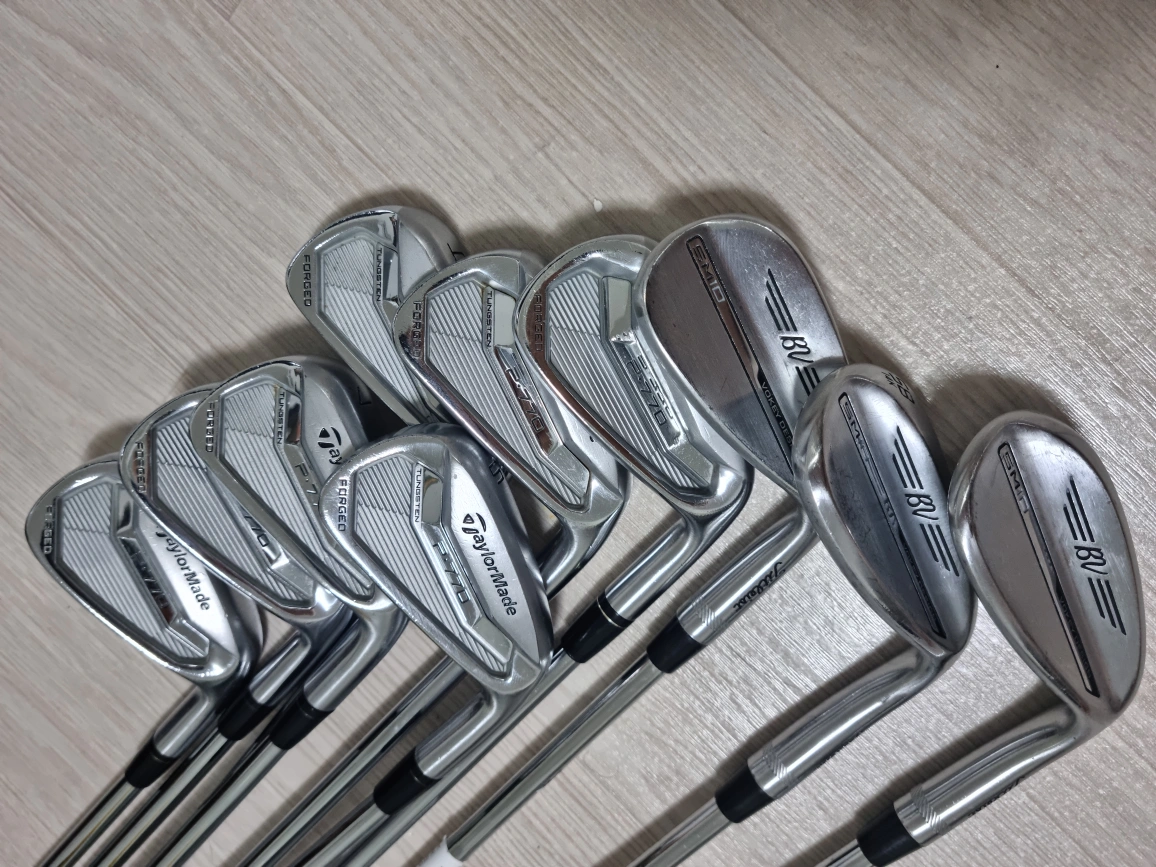 골프 아이언세트 테일러 p770 (4~p) 타이틀 sm 웨지(50.54.58) 다이나믹골드 | 상무1동 | 스포츠/레저 | 당근 중고거래