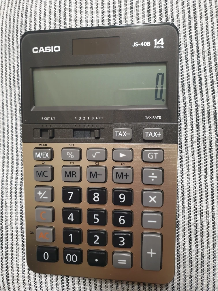 카시오 JS-40B 14 계산기(세무사,회계사용) | 쌍암동 | 디지털기기 | 당근 중고거래