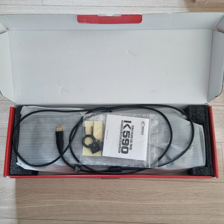 앱코 K590 청축 기계식 키보드 풀박스 | 송도5동 | 디지털기기 | 당근 중고거래