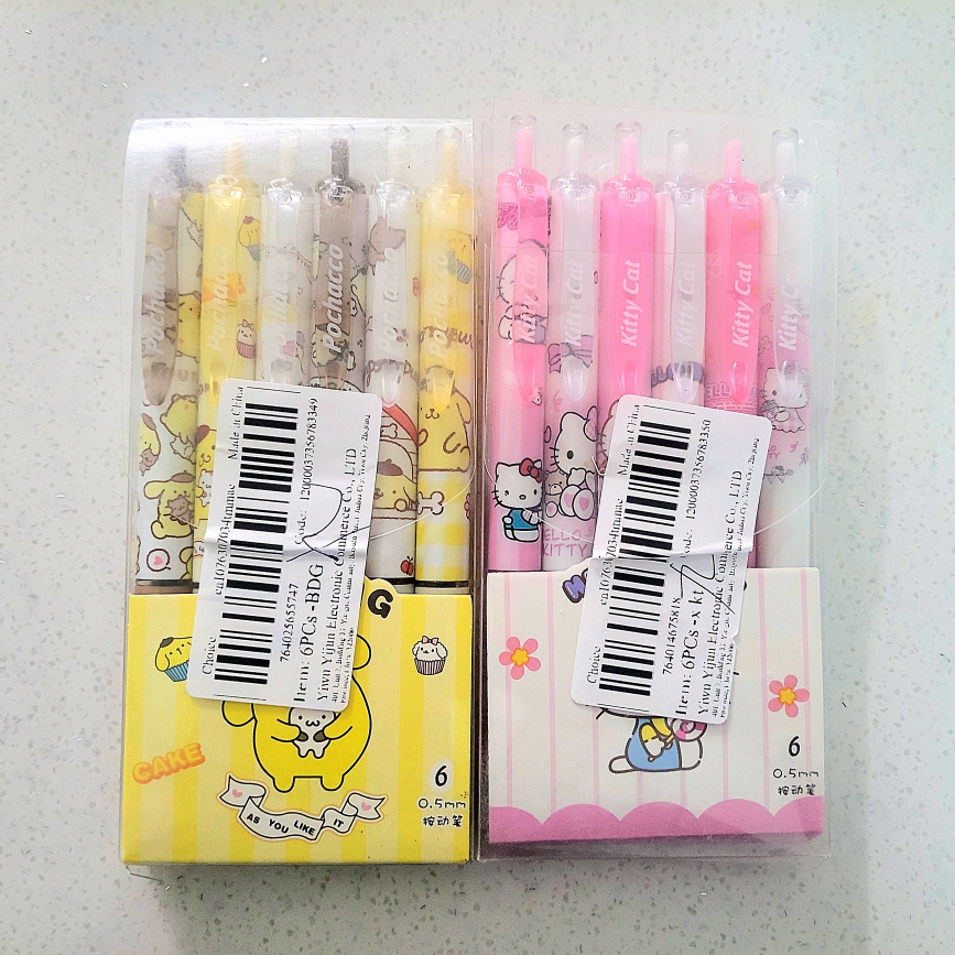 산리오 폼폼푸린 0.5mm 볼펜 필기구 1set 6p | 관음동 | 기타 중고물품 | 당근 중고거래