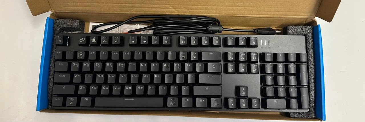 홈플래닛 AK10 레인보우 LED 키보드 [재고: 2개] | 사당제2동 | 디지털기기 | 당근 중고거래