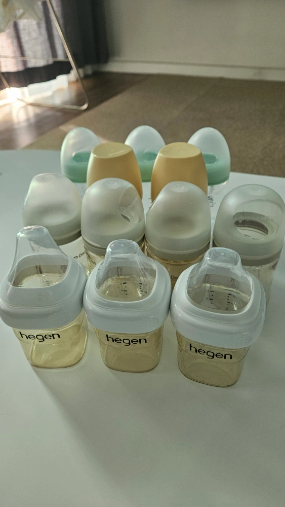젖병 12개_헤겐 150ml 3개+더블하트 3세대 160ml 4개+모윰 170ml 2개+씨밀레 160ml 3개 | 풍덕천2동 | 유아동 | 당근 중고거래