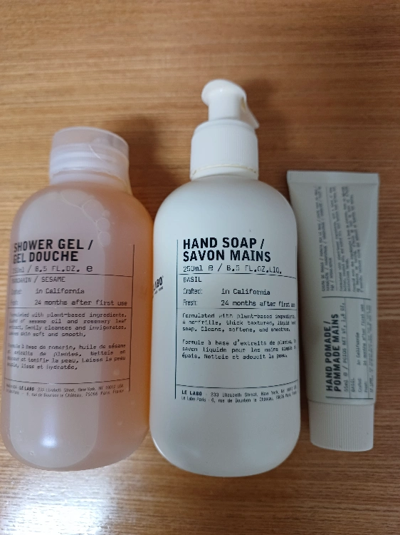 LE LABO 샤위젤, 핸드솝, 핸드포마드셋트 | 당산동4가 | 뷰티/미용 | 당근 중고거래