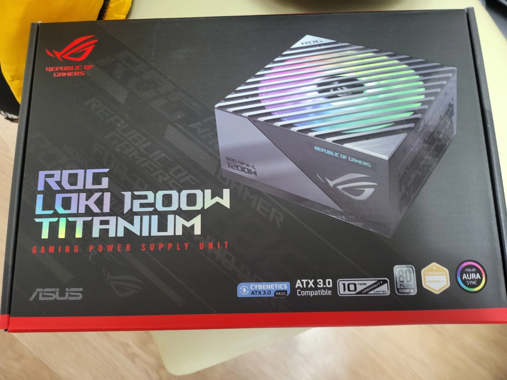 ASUS ROG LOKI SFX-L 1200W TITANIUM 파워서플라이 대원씨티에스 | 고양동 | 디지털기기 | 당근 중고거래