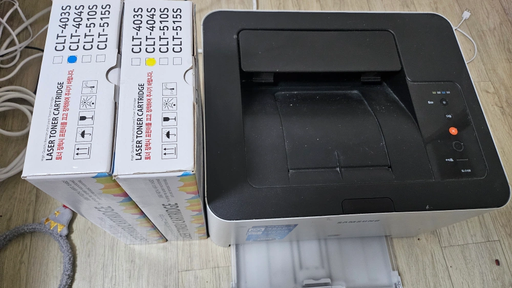 고장난 삼성프린터 SL-C430/재생토너 파랑ㆍ노랑 | 디지털기기 | 당근 중고거래