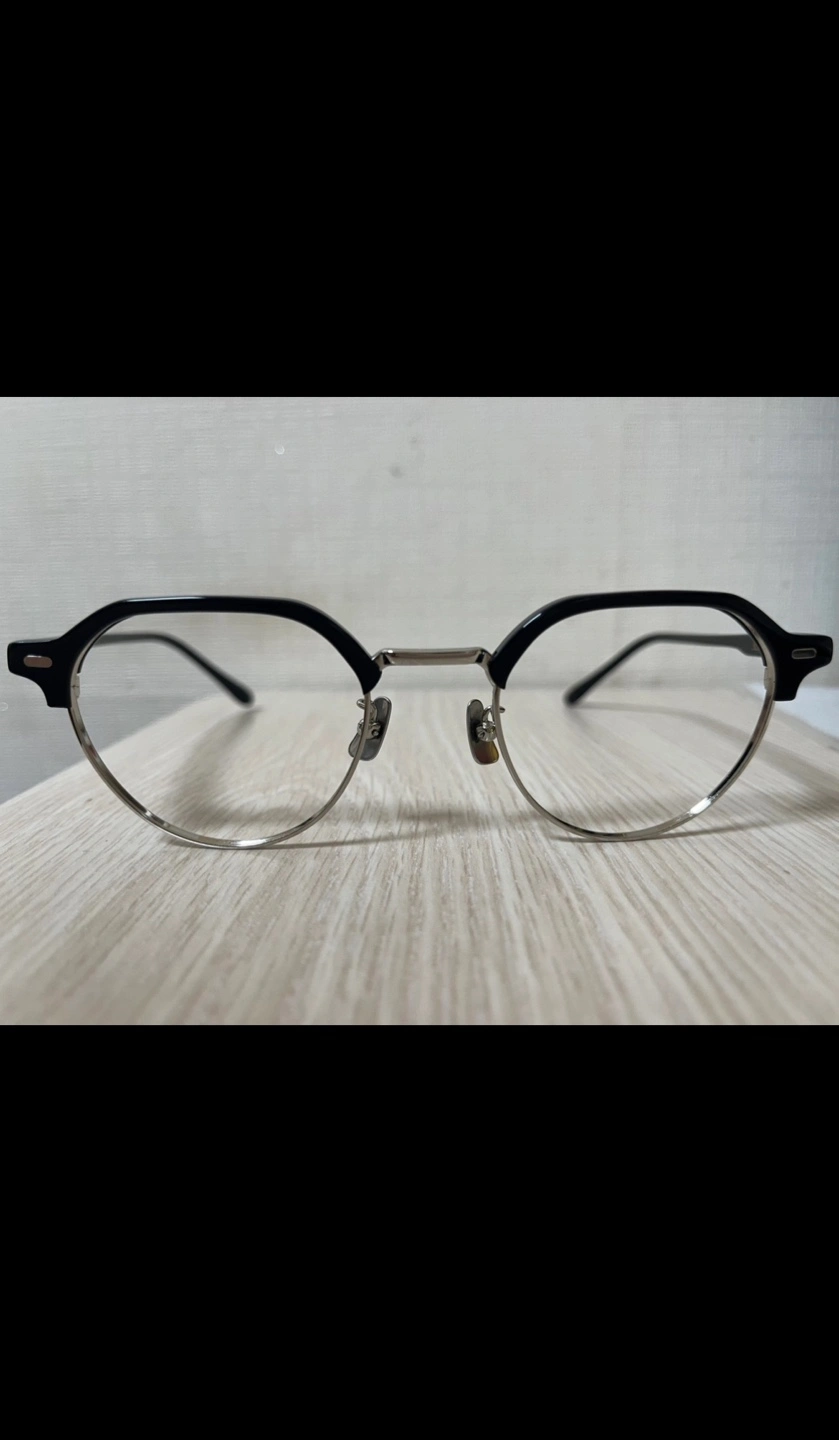 하금테 안경 - 어크루 simon bk (사이먼 시몬 검정색 남성 여성 남녀공용) | 군자동 | 남성패션/잡화 | 당근 중고거래