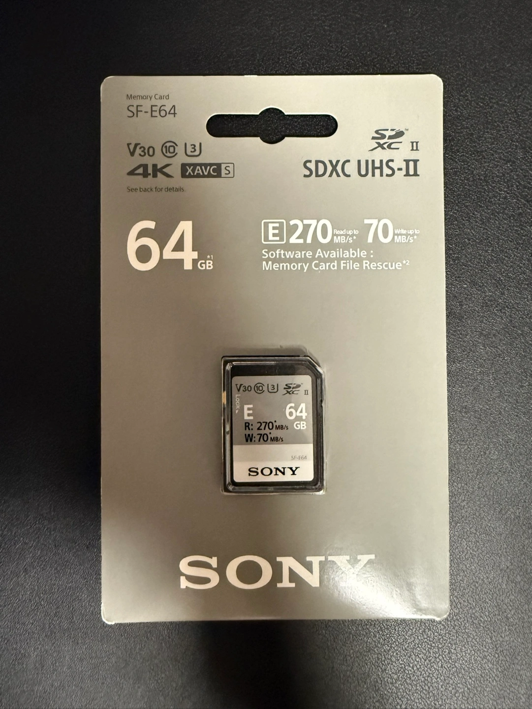 소니 SDXC 메모리카드 64GB (SF-E64) | 대흥동 | 디지털기기 | 당근 중고거래