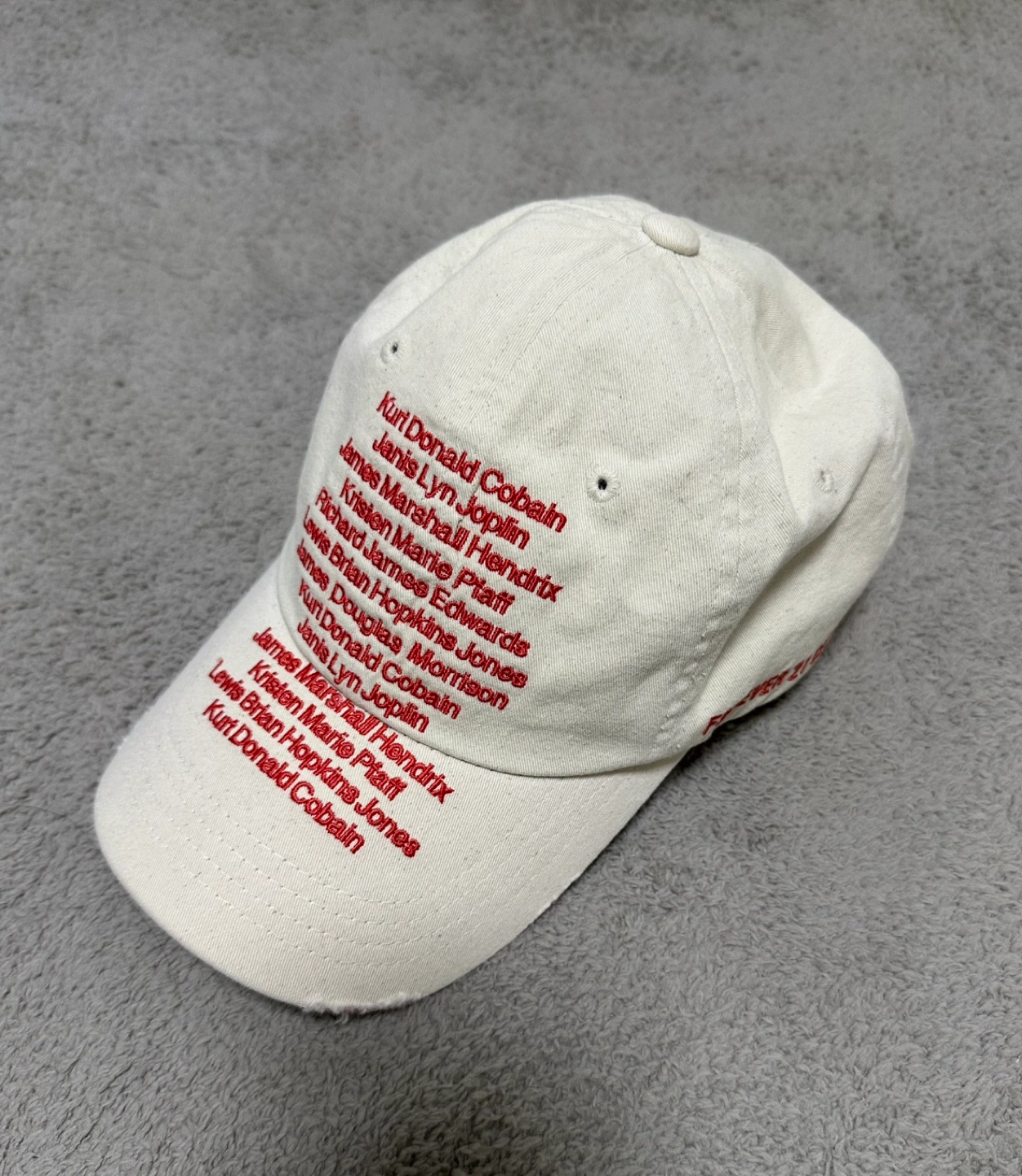 MMIC 포에버27 캡 에크루 뉴진스 민지 착용 | 정왕본동 | 남성패션/잡화 | 당근 중고거래