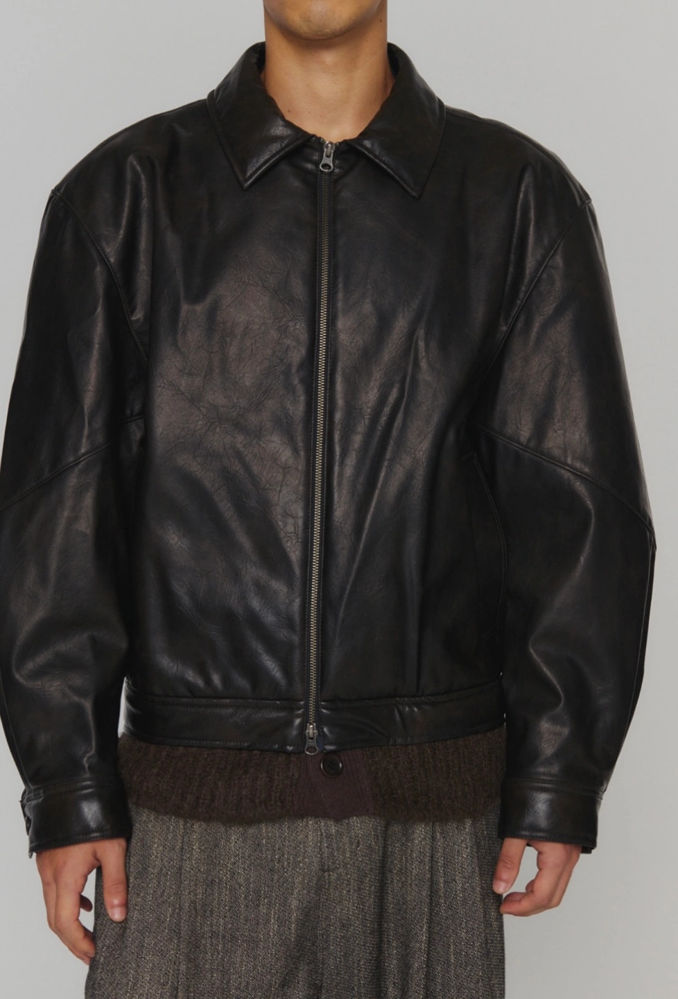 아모멘토 봉태규 가죽 자켓 24fw M사이즈 | 남성패션/잡화 | 당근 중고거래