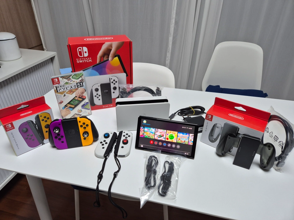 닌텐도 스위치 OLED 풀박스+추가조이콘+게임팩 다수 | 영주제2동 | 취미/게임/음반 | 당근 중고거래