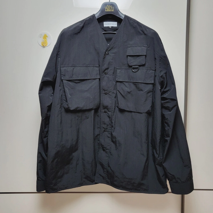 BASEMENT WEAR 베이스먼트웨어 재팬 나일론메탈 유틸리티 셔츠 L // 스톤아일랜드 cp컴퍼니 | 남성패션/잡화 | 당근 ...