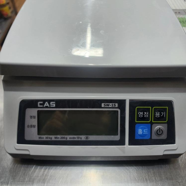 CAS SW-1S 전자저울 30kg 새거 | 중앙동 | 생활가전 | 당근 중고거래