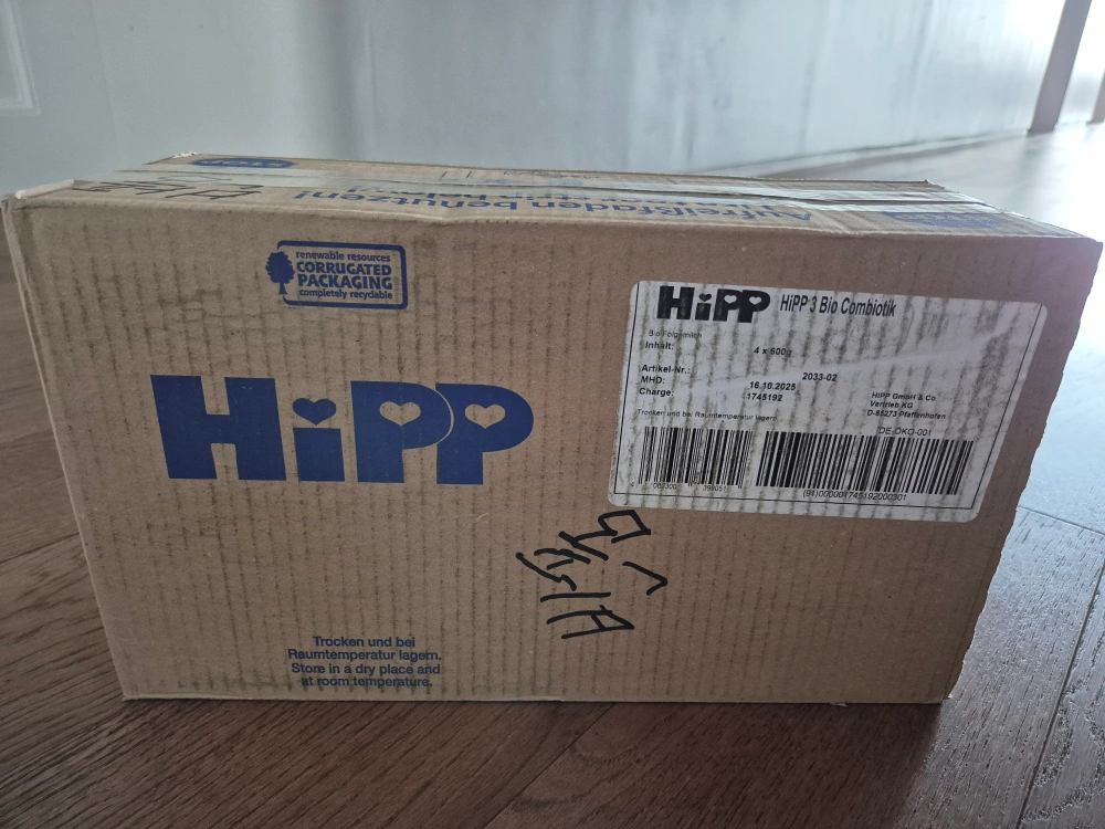 Hipp 힙분유 3단계 [힙 콤비오틱 전분 분유 3단계 4개 (600g x 4)] | 이촌동 | 유아동 | 당근 중고거래