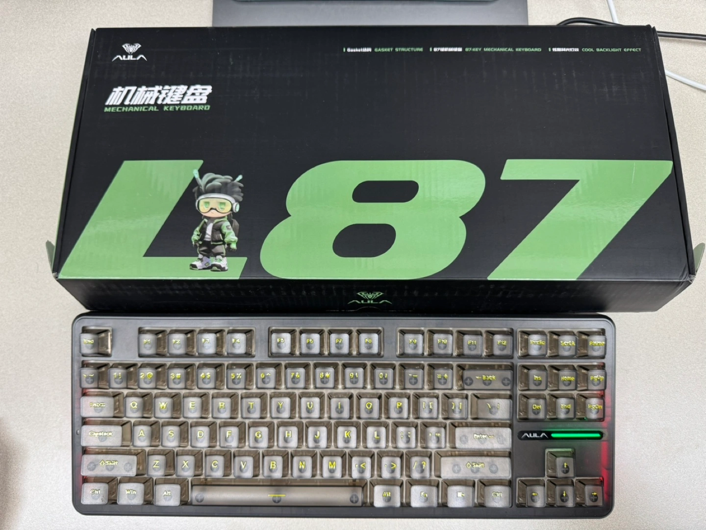 독거미 L87 반투명키보드 (풀박스) | 디지털기기 | 당근 중고거래