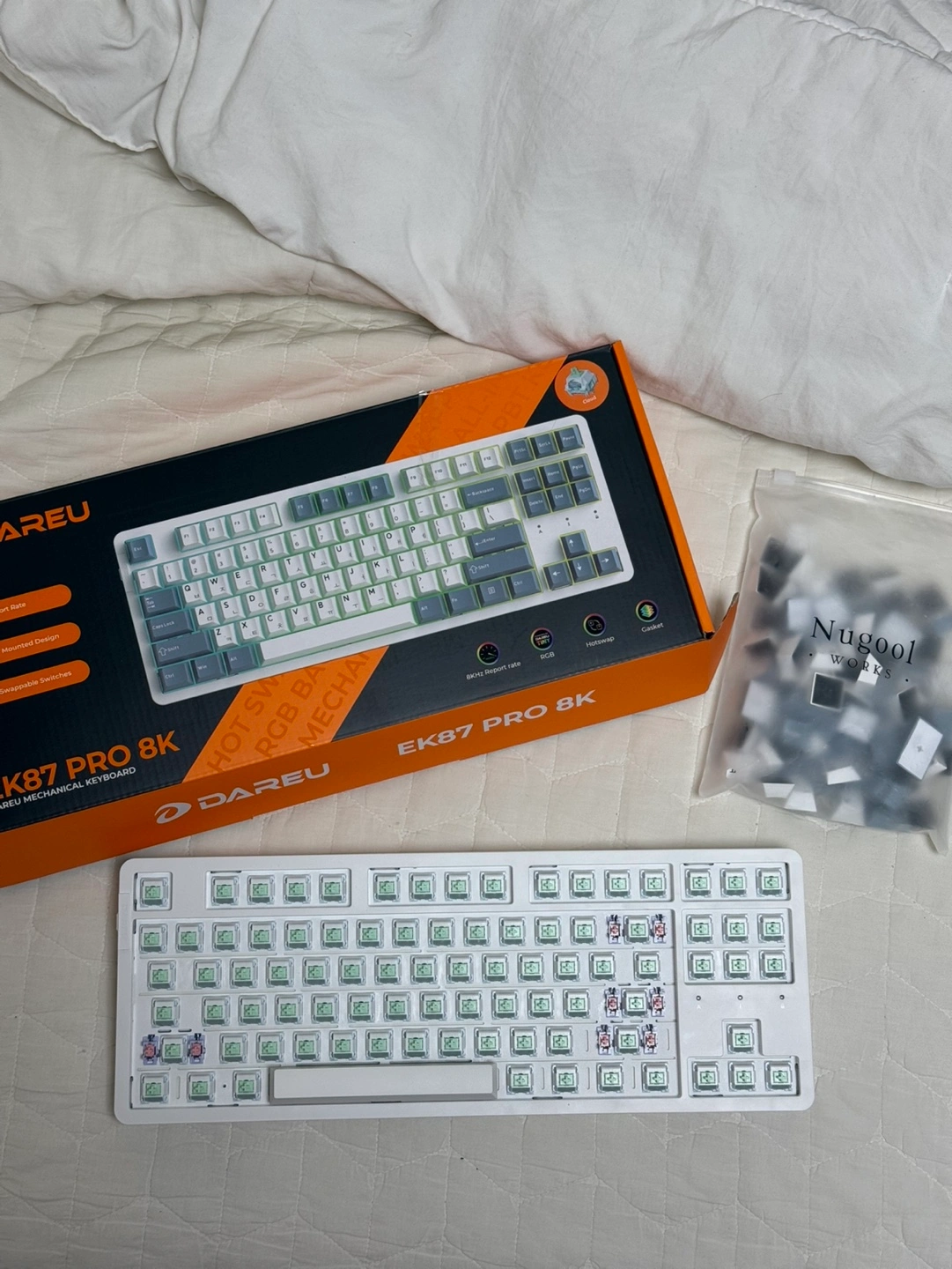 다얼유 EK87 PRO 8K 키보드 키캡 세트 | 안양1동 | 디지털기기 | 당근 중고거래