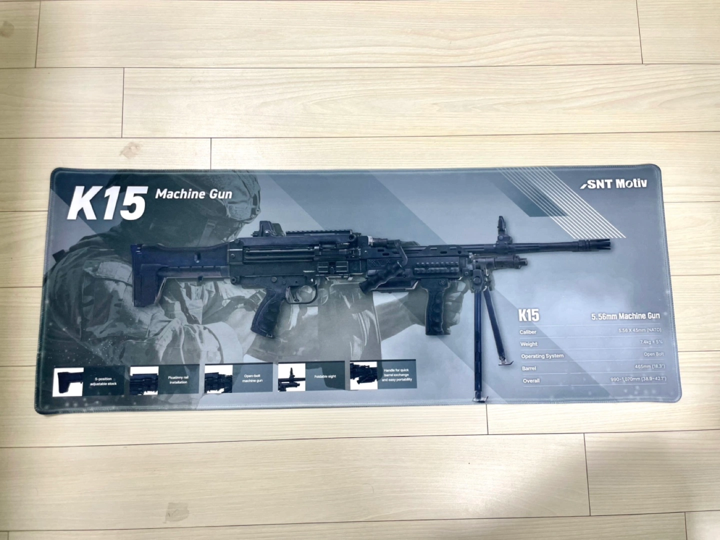 SNT K15 머신건 마우스패드(새상품) | 송도동 | 디지털기기 | 당근 중고거래