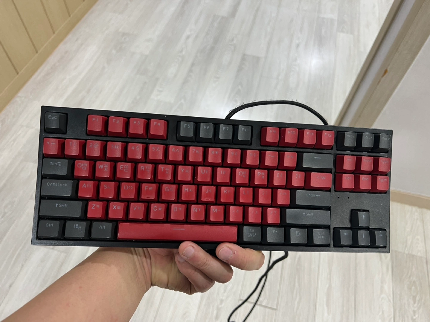COX CK87 적축 키보드(콕스 기계식 키보드) | 효자동2가 | 디지털기기 | 당근 중고거래