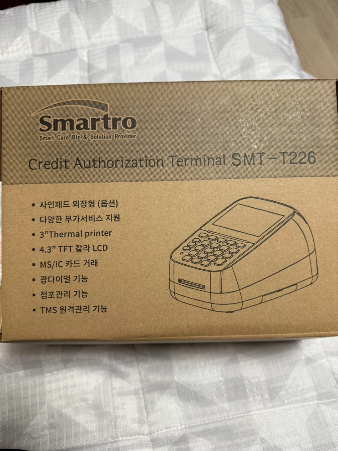 스마트로 SMT-T226 카드결제 단말기 | 동천동 | 디지털기기 | 당근 중고거래