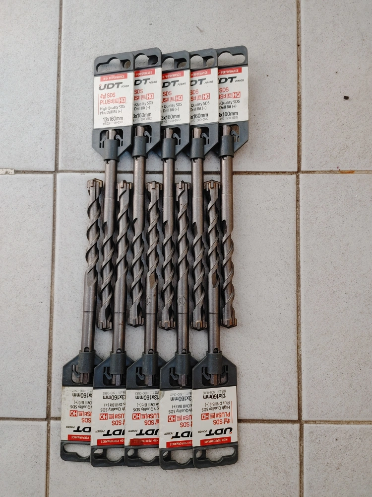 UDT 4날 SDS PLUS 비트 HQ 해머드릴용 플루크설계 13mm×160 타공앙카 햄머함마 | 경서동 | 기타 중고물품 ...
