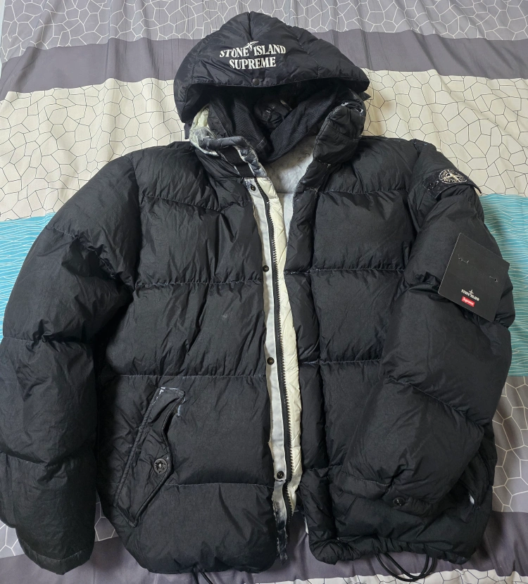 (XL) 20fw 슈프림 스톤아일랜드 페인티드 패딩 | 성수동2가 | 남성패션/잡화 | 당근 중고거래