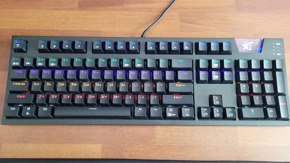 앱코 해커 K660 ARC 프리미엄 광축 게이밍 키보드 | 월남동 | 디지털기기 | 당근 중고거래