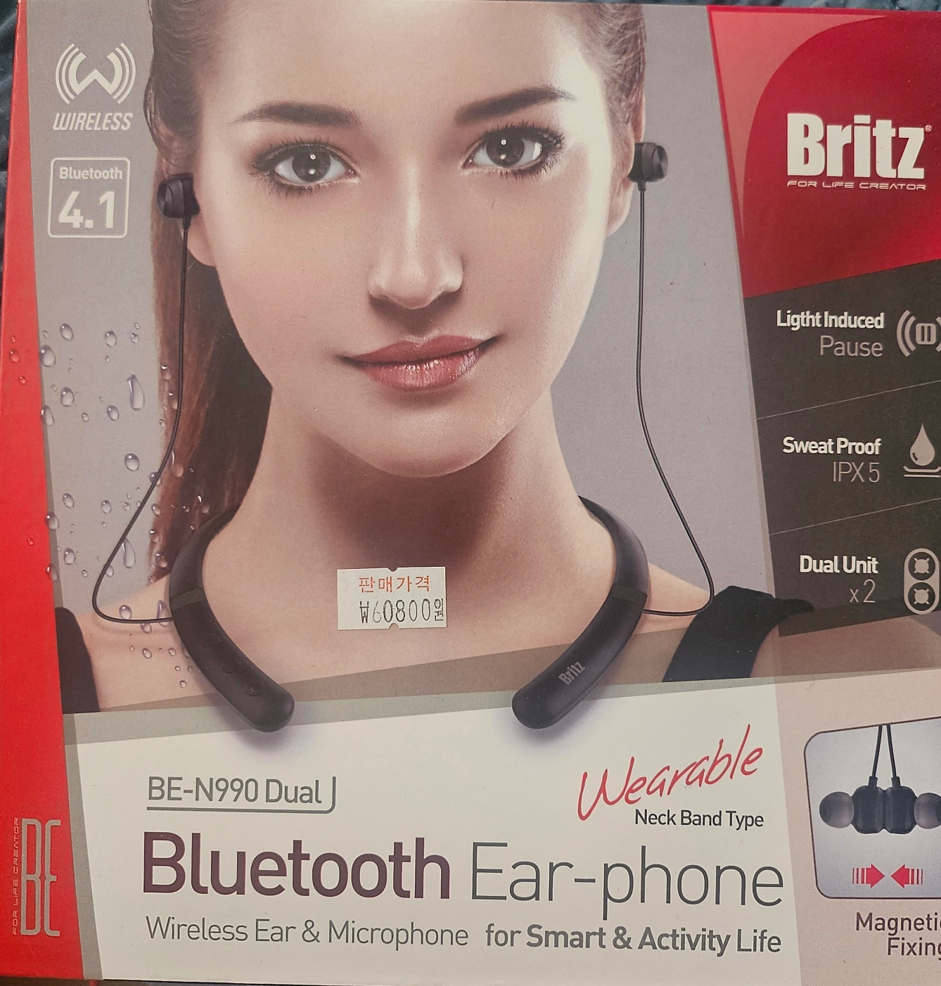 BE-N990 Dual 블루투스 이어폰- 블랙 (Britz) | 침산1동 | 생활가전 | 당근 중고거래