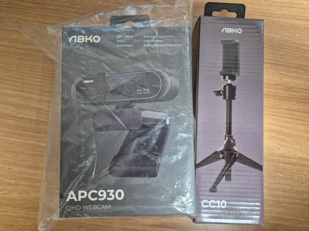 ABKO 앱코 apc930 , cc10 웹캠 화상카메라, 미니삼각대 판매합니다.(미개봉) | 십정1동 | 디지털기기 | 당근 중고거래